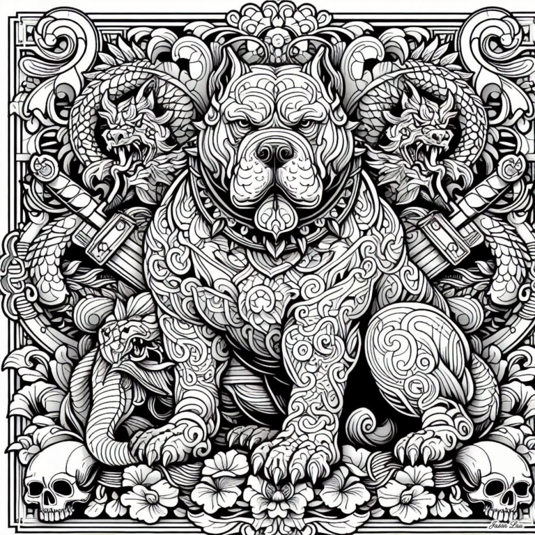 Coloring Pages – From My Imagination To Yours – AmericanBully.Pro